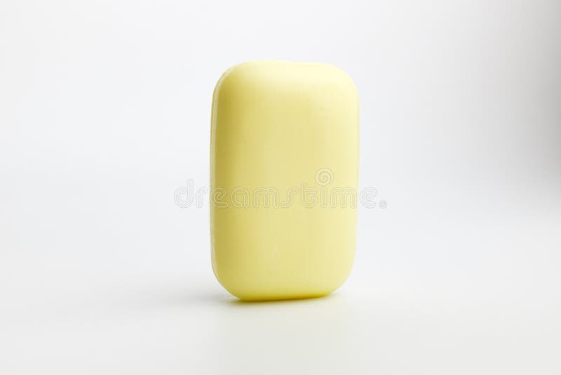 Solid Scented Soap. Yellow Soap Stock Image - Image of soft, hand ...
