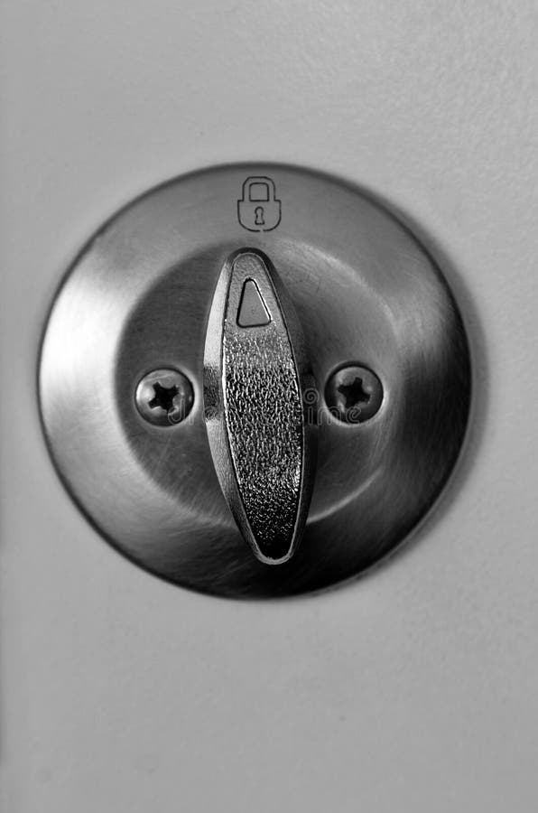 Solid Secure Lock for Door stock image. Image of aluminum - 38949677