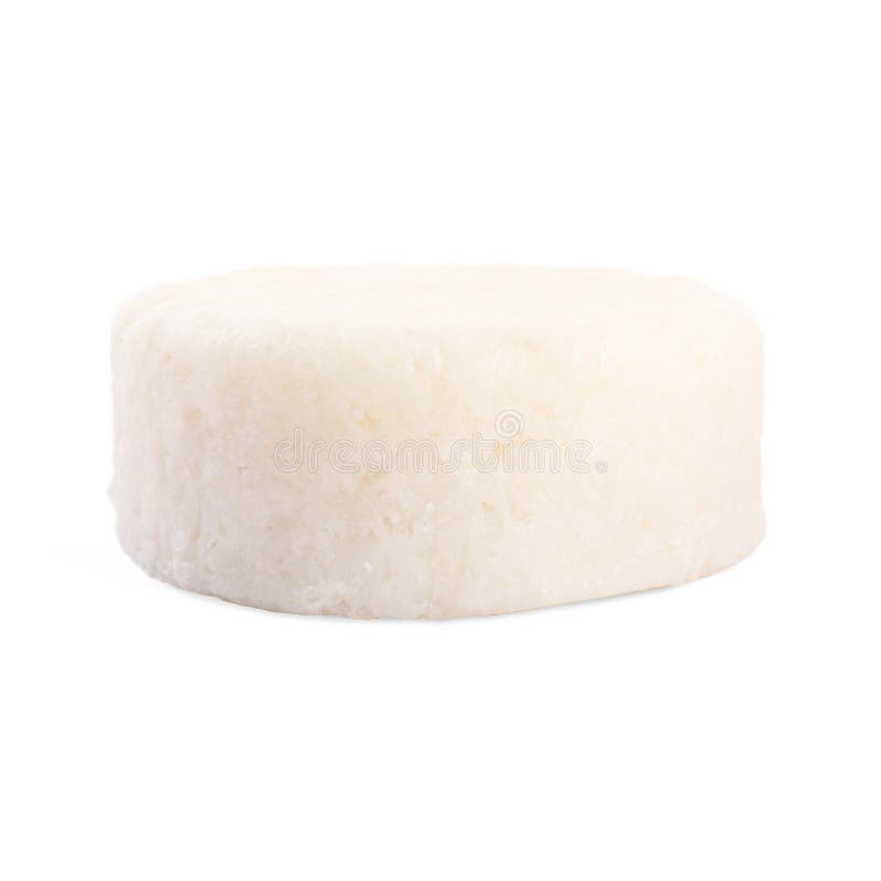 Solid Shampoo Bar Isolated on White. Hair Care Stock Image - Image of ...