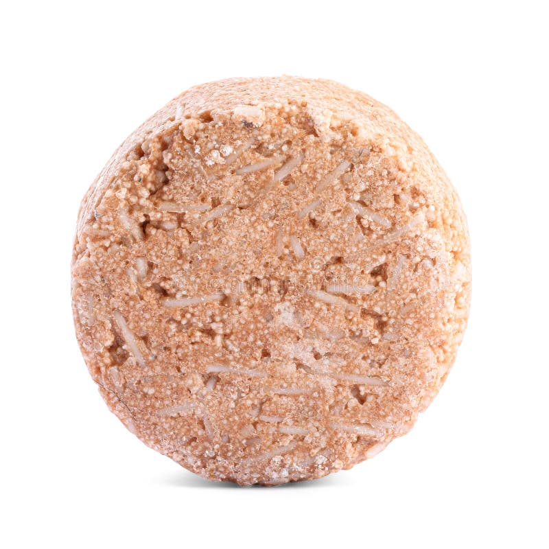 Solid Shampoo Bar Isolated on White. Hair Care Stock Photo - Image of ...