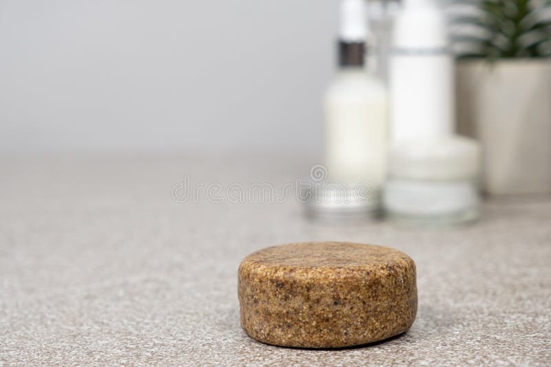 Solid Shampoo for Hair. Natural Eco-friendly Organic Cosmetics Stock ...