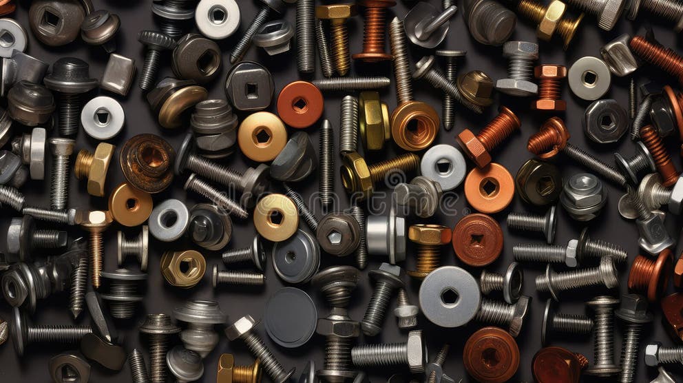 Solid sheet metal rivets stock illustration. Illustration of permanent ...