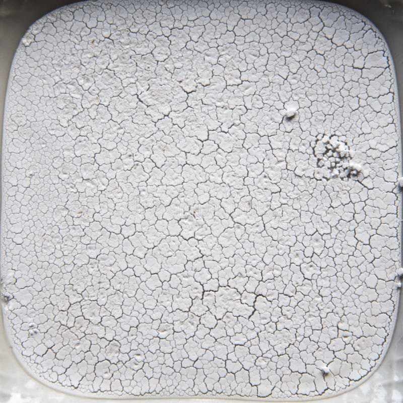 Solid Starch Made of Potato, White Texture, Beautiful Cracks on the ...