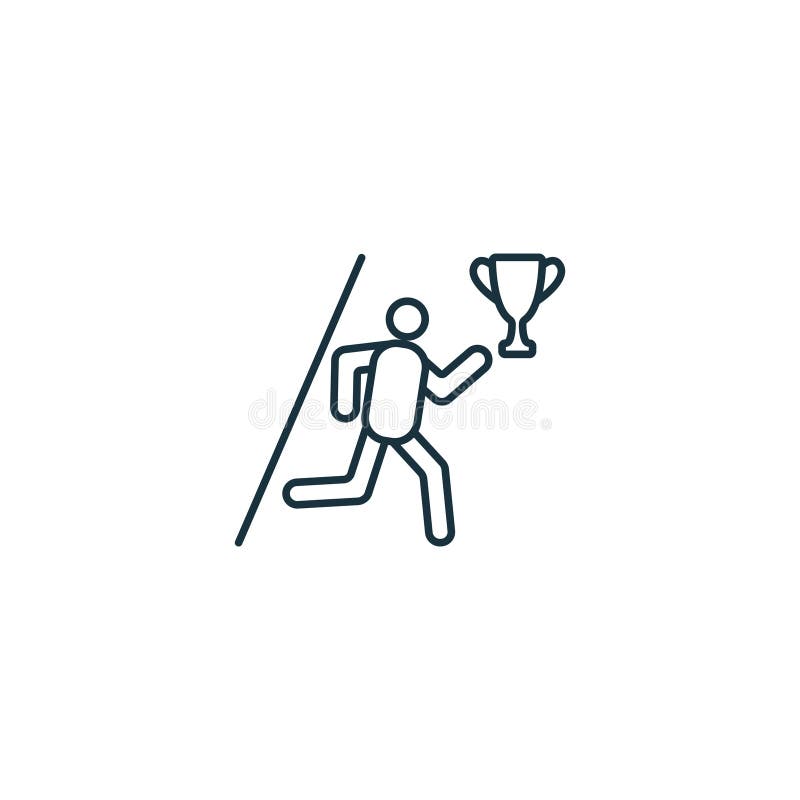 Running Icon. Monochrome Simple Fitness Icon for Templates, Web Design ...