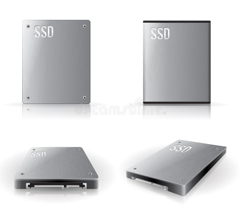 Solid State Drive stock vector. Illustration of fragile - 25743847