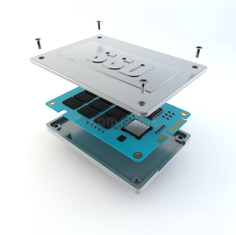 Solid state drive (SSD) stock photo. Image of memory - 23931830