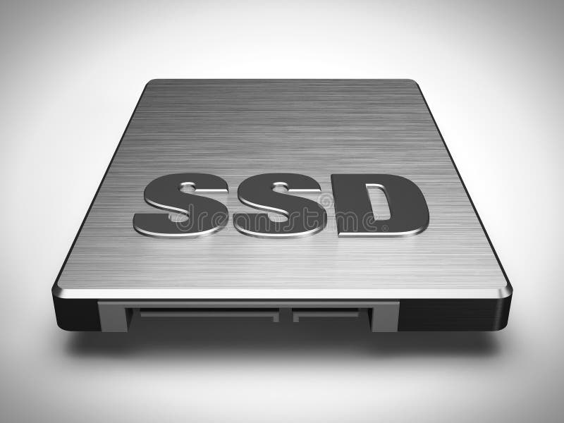 Solid state drive stock illustration. Illustration of serial - 32069453