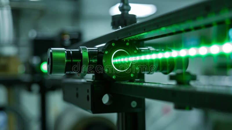Solid-state Laser Installation in Physical Laboratory Stock Image ...