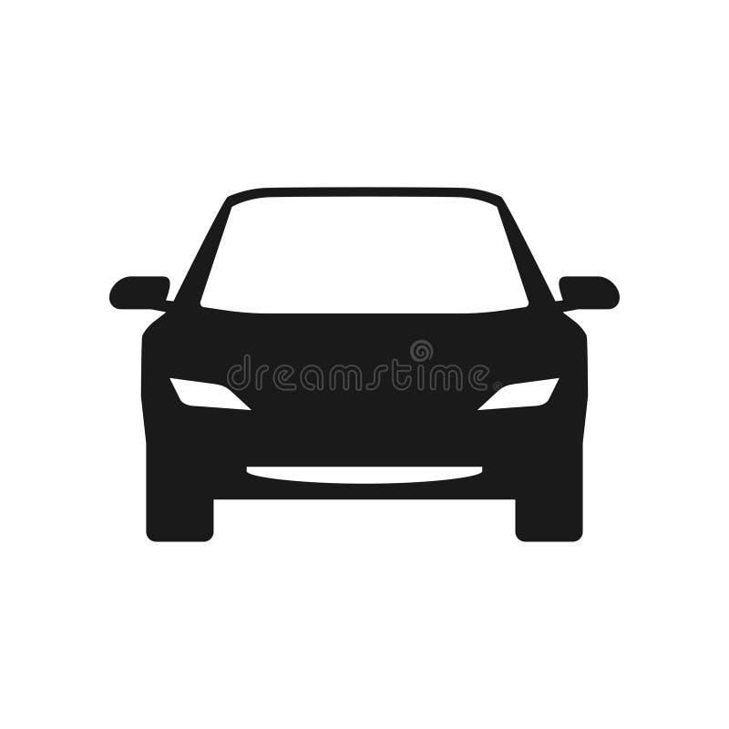 Solid Style Car Symbol, Vector Stock Vector - Illustration of graphic ...