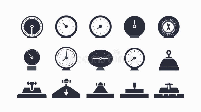 Assessment Scale Icon for Professional Use in Design Projects Stock ...