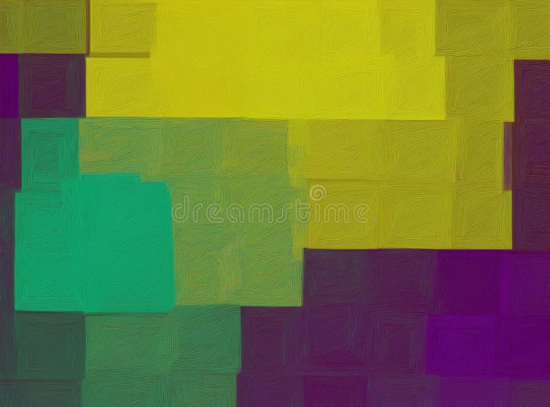 Color Blocks with Textures and Patterns. Stock Illustration ...
