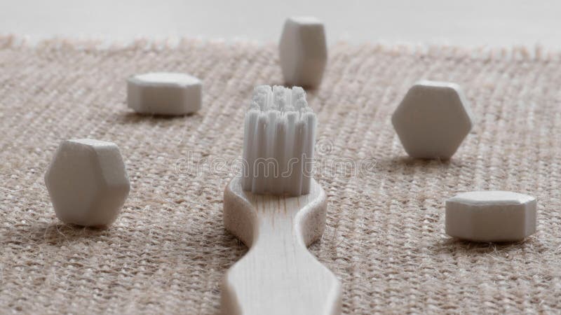 Solid toothpaste tablet stock photo. Image of tablet - 285557114