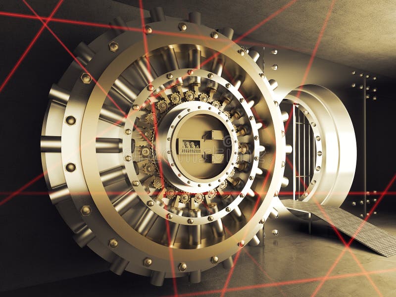 Solid vault stock illustration. Illustration of protection - 51325012
