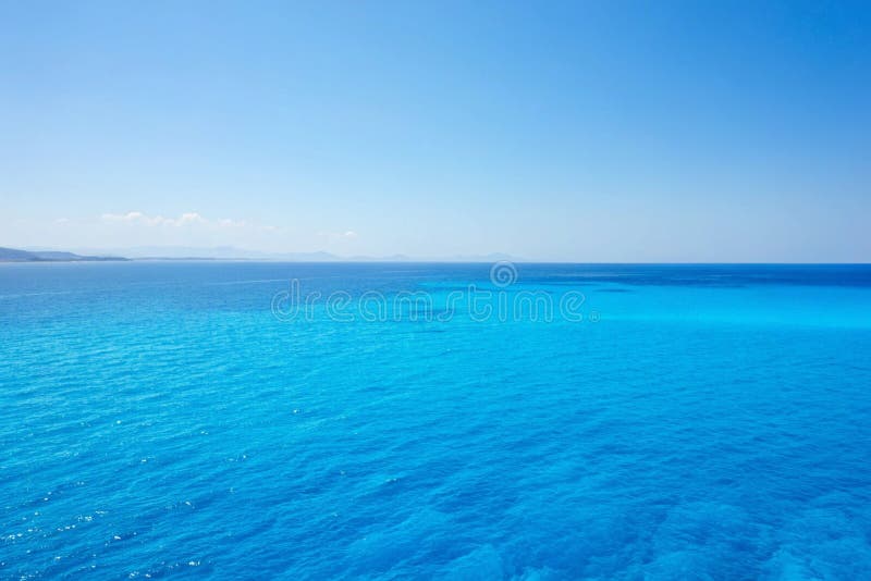 Azure Blue Colour Background Stock Illustration - Illustration of ...