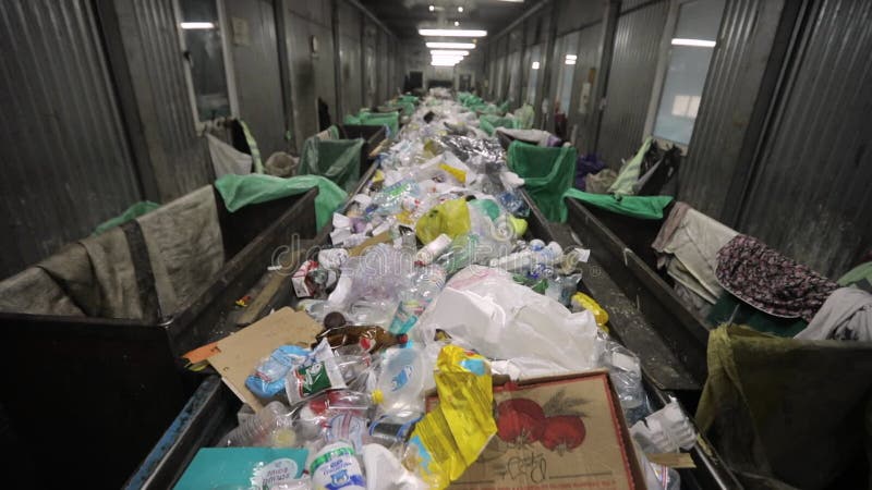 Solid Waste in Containers. Heaps of Various Unsorted Trash, Plastic ...