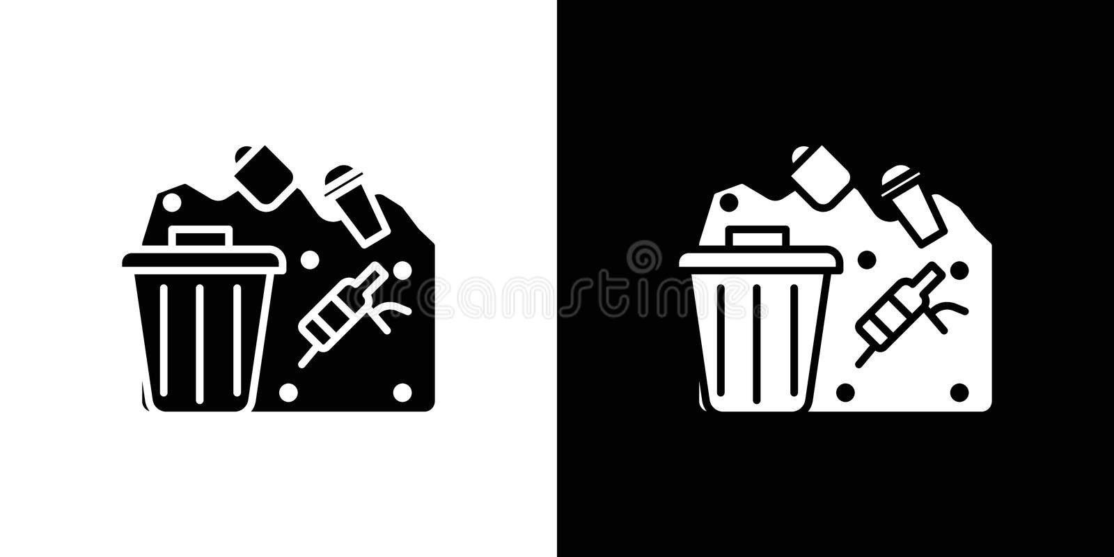 Solid Waste Icon Linear Logo Stock Illustrations – 140 Solid Waste Icon ...