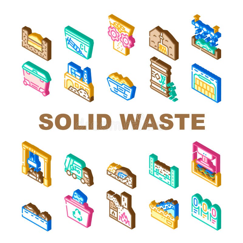 Solid Waste Vector Icon Isolated On Transparent Background, Solid Waste ...
