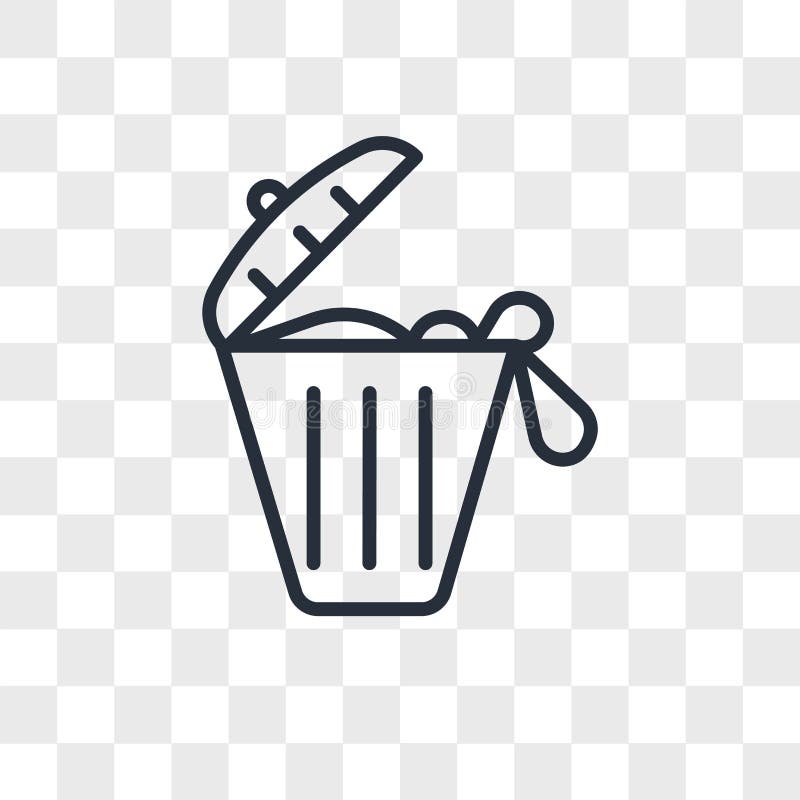 Solid Waste Vector Icon Isolated on Transparent Background, Solid Waste ...