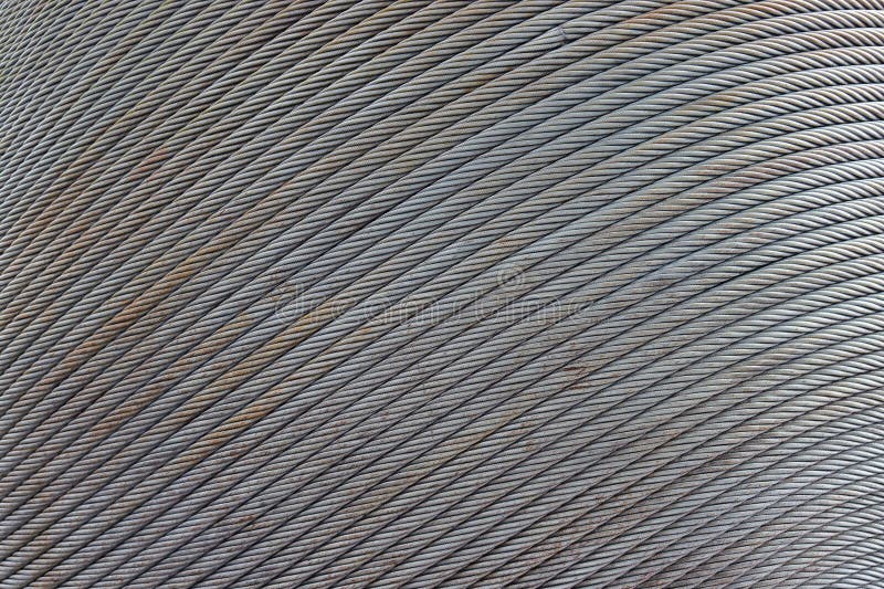 Solid Wavy Texture of Metal Rope Cord Twist Stock Photo - Image of ...