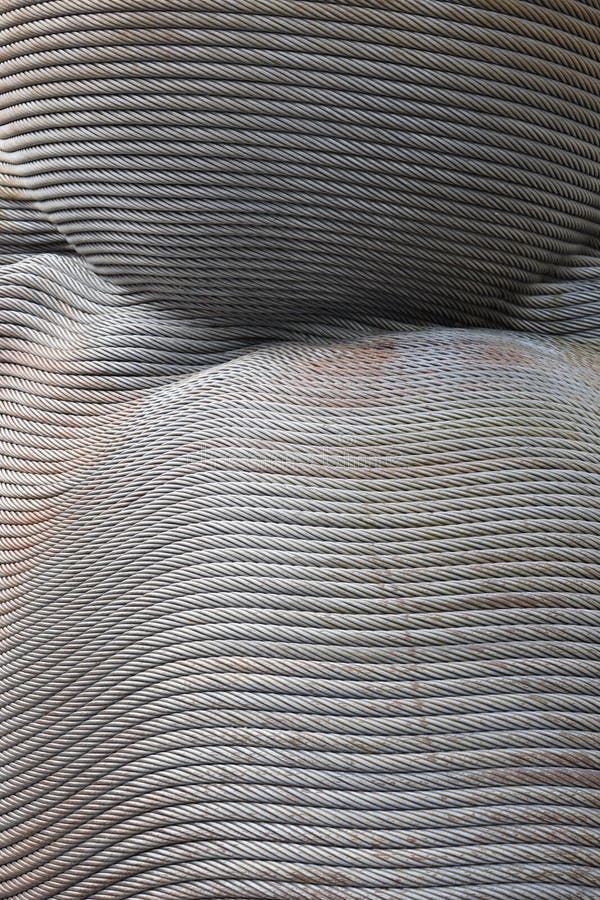 Solid Wavy Texture of Metal Rope Cord Twist Stock Photo - Image of ...