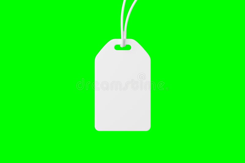 Solid White Luggage Tag Display Travel Essentials Studio Setting Close ...