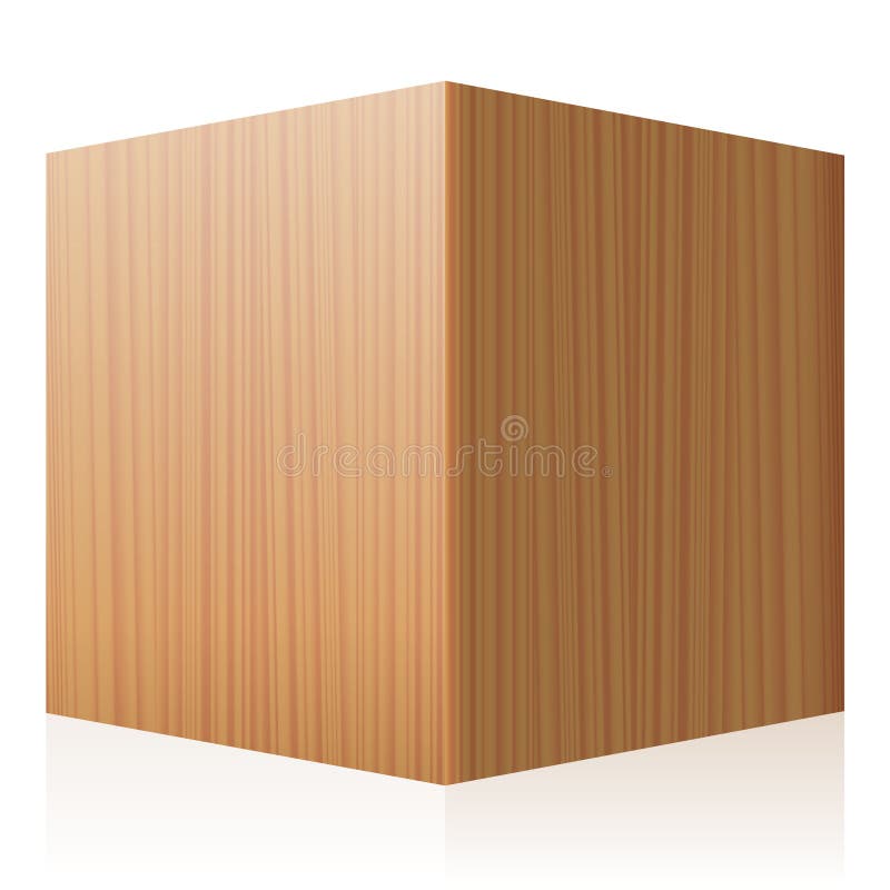 Wooden cube interior stock illustration. Illustration of modern - 85754912