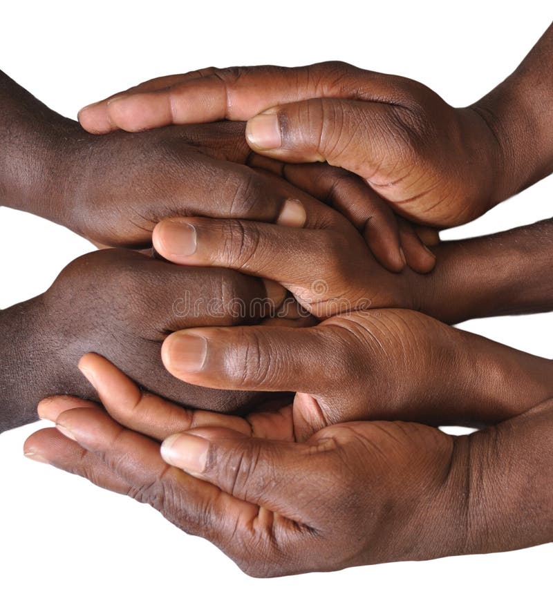 Solidarity Gesture of Hands Stock Image - Image of persons, bond: 91335013