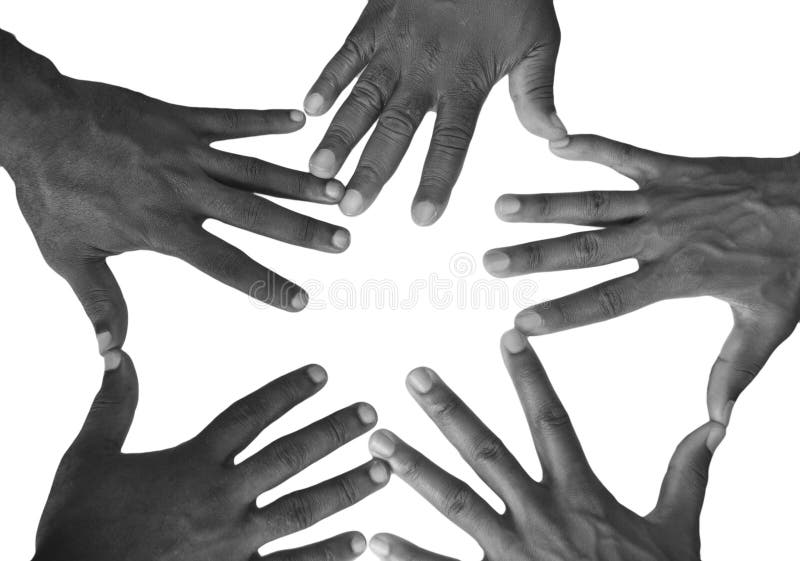 Solidarity Gesture of Hands Stock Image - Image of dependence, destinyn ...