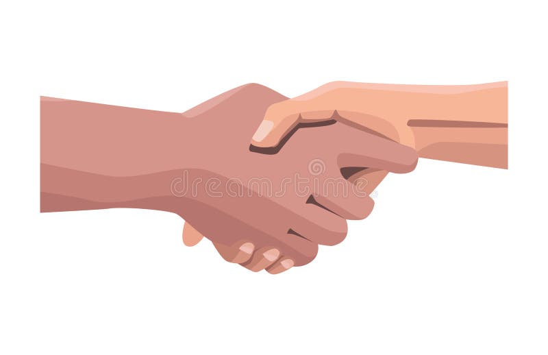 Solidarity Handshake Friendly Icon Stock Vector - Illustration of ...