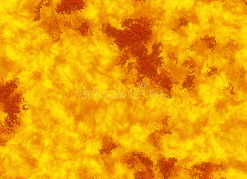 Solidified Lava Fire Texture of Eruption Volcano Stock Illustration ...