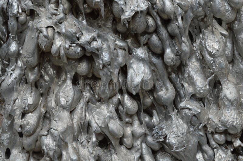 Solidified liquid aluminum stock image. Image of solid - 54117371