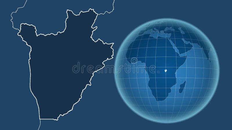Solido Di Burundi. Composizione Del Paese E Del Mondo Illustrazione di ... Solido Di Burundi. Composizione Del Paese E Del Mondo Illustrazione di ...