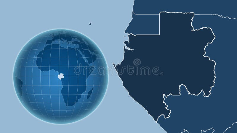 Solido Di Gabon. Composizione Del Paese E Del Mondo Illustrazione di ... Solido Di Gabon. Composizione Del Paese E Del Mondo Illustrazione di ...