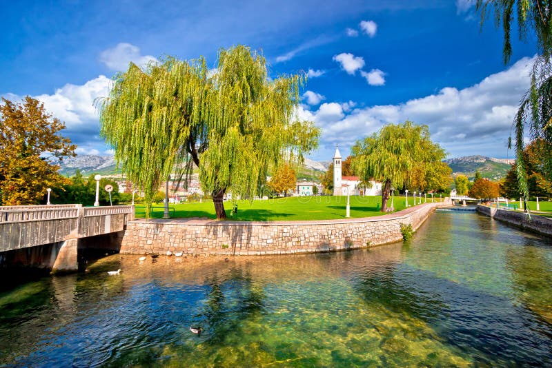 Solin and Jadro River Autumn View Stock Image - Image of croatia ...