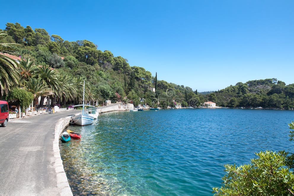 Soline Bay, National Park Mljet Stock Image - Image of park, lake: 22535691