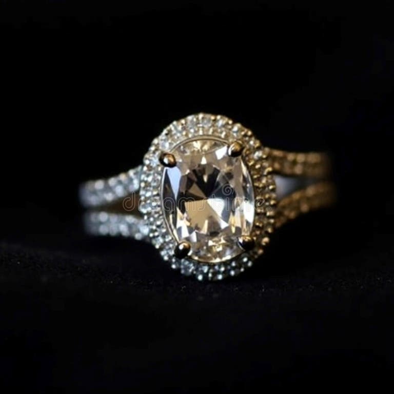 Solitaire Diamond Ring: Elegance Redefined Stock Illustration ...