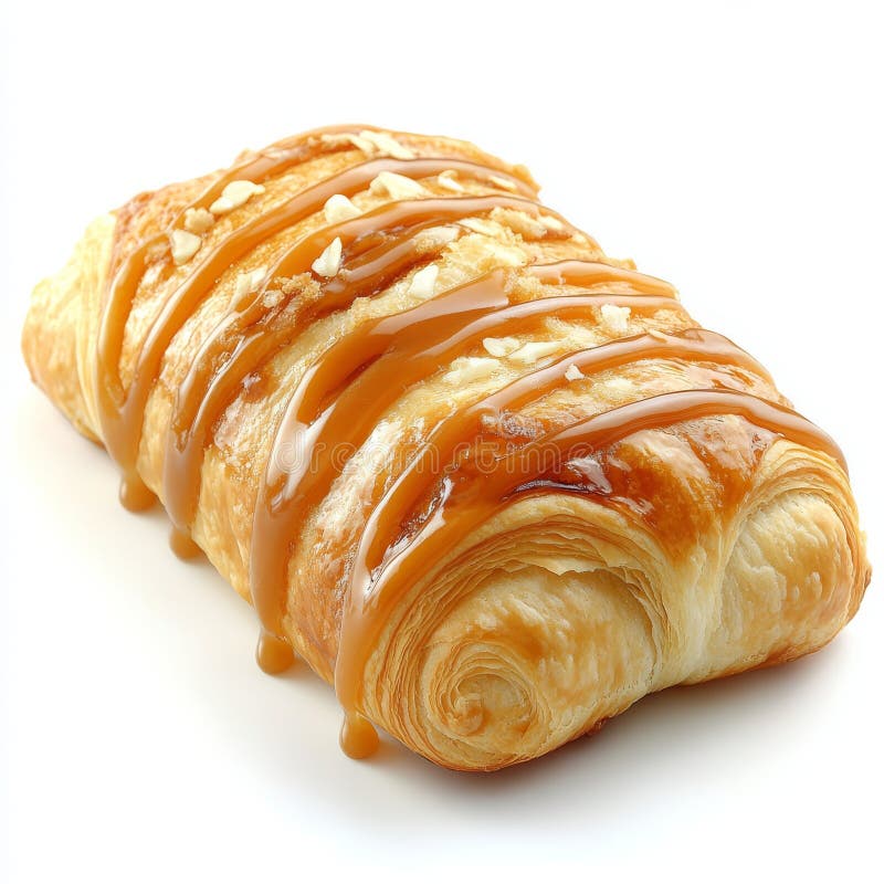 A Solitary Apple Turnover with a Transparent Background Stock Photo ...