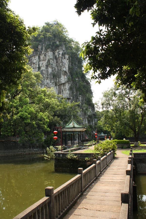 Solitary Beauty Peak in Guilin, China Stock Image - Image of china ...