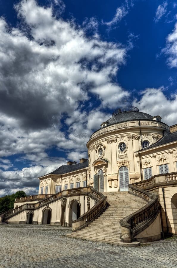 Solitude Castle stock image. Image of lawn, monumental - 20980721