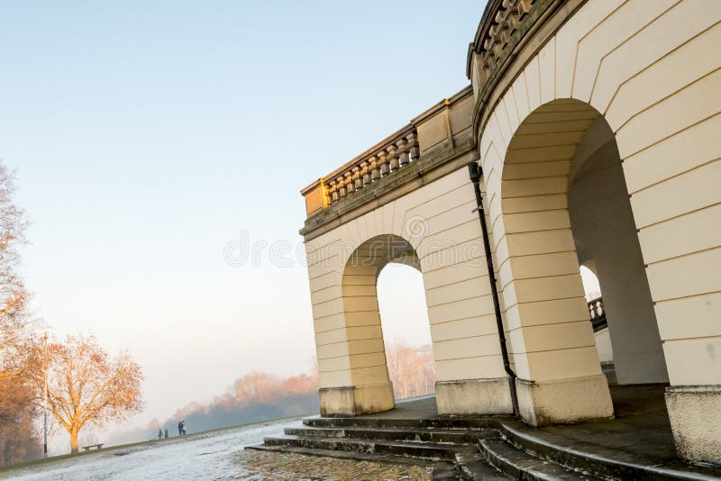 Solitude Castle in the Near of Stuttgart, Germany in Winter Stock Photo ...