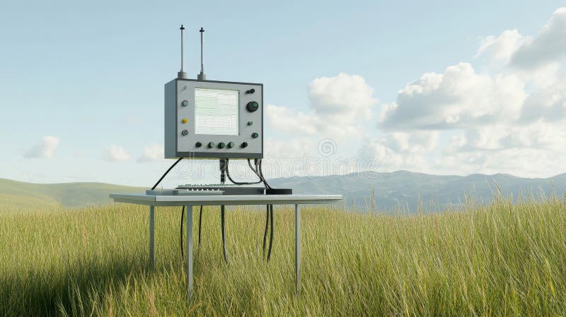 Solitude in the Digital Field Technology Nature Isolation Contemplation ...