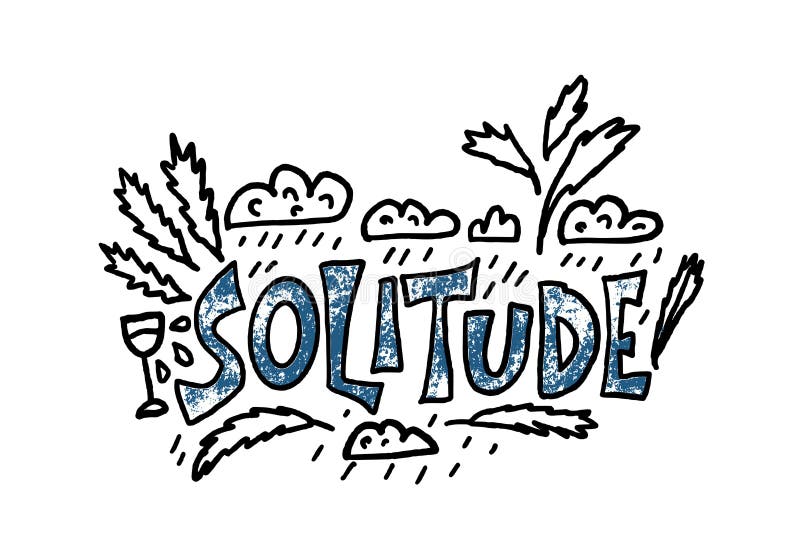 Solitude Stock Illustrations – 8,918 Solitude Stock Illustrations ...