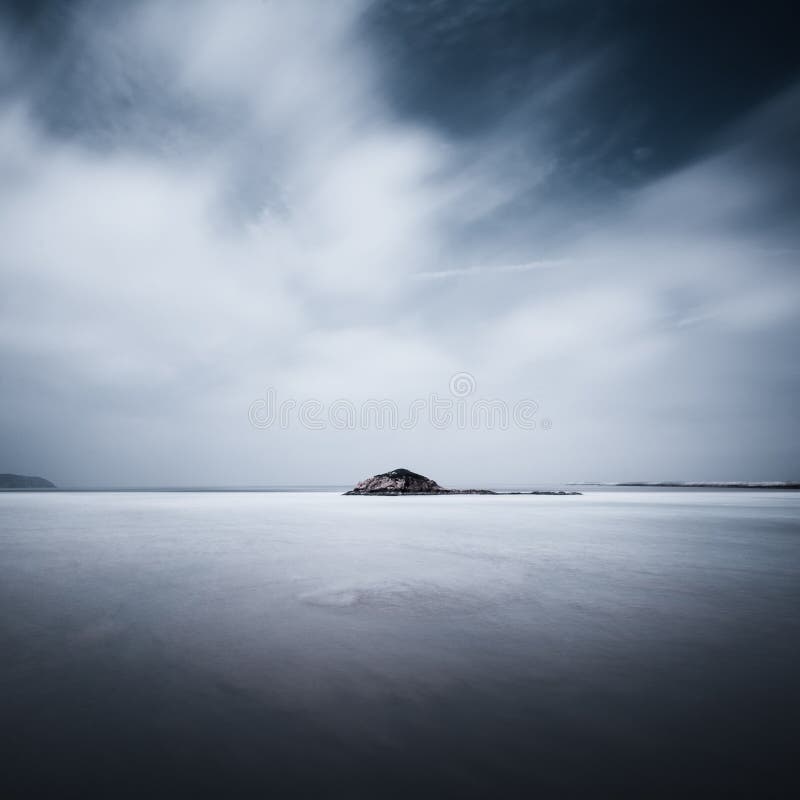 Solitude stock photo. Image of dark, long, china, landscape - 58009900