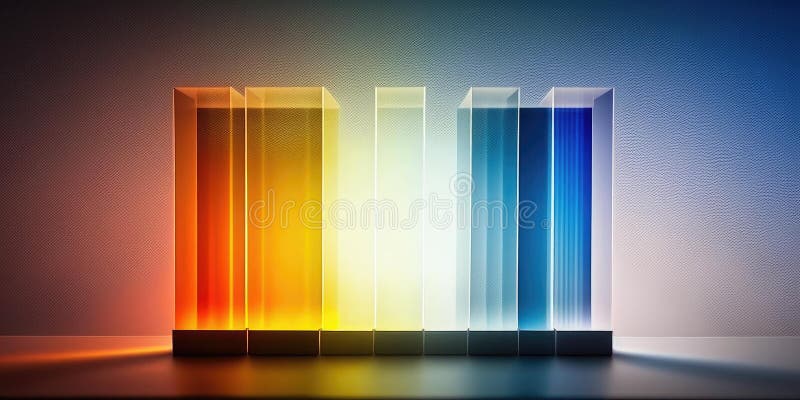 Solitude Landscape with Light Spectrum Gradient of Electromagnetic ...