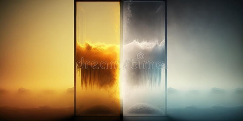 Solitude Landscape with Light Spectrum Gradient of Electromagnetic ...