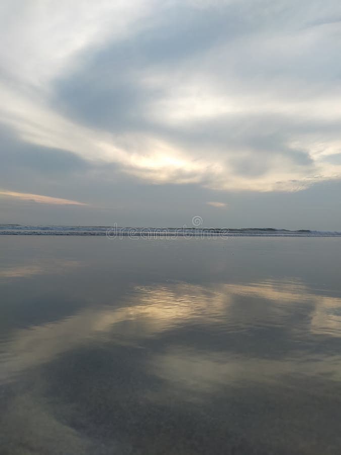 Solitude Mirror Sunset Sky Reflection Stock Image - Image of begun ...