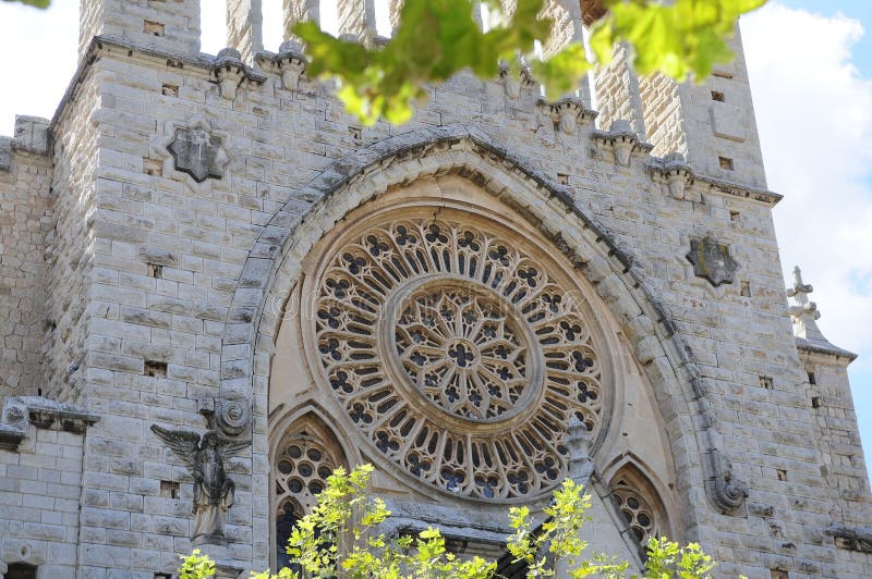 Soller Cathedral stock image. Image of building, ancient - 34781059