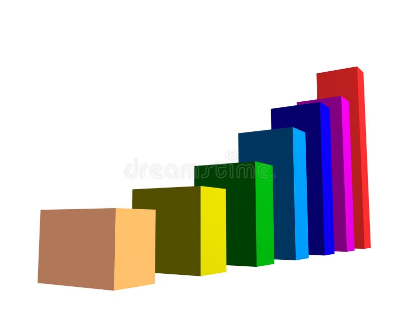 Sollevare i diagrammi illustrazione di stock. Illustrazione di rosso ...