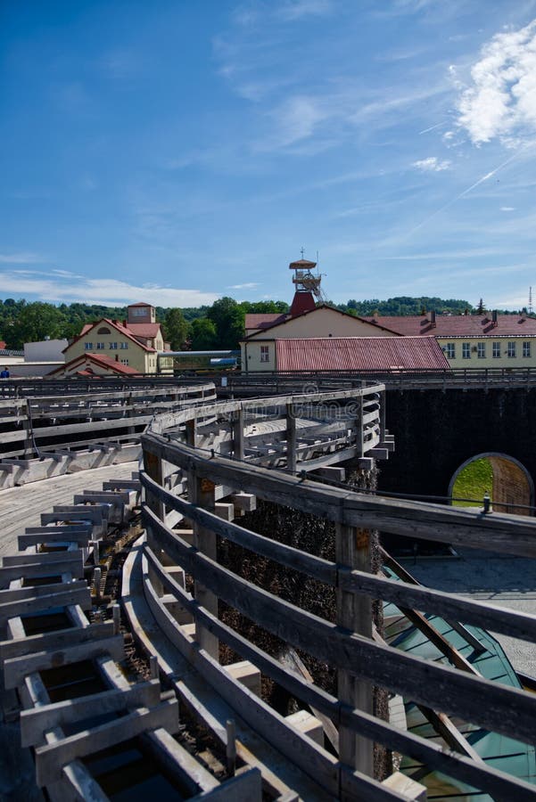 Overhead Footbridge Next To the Salt Mine Wieliczka Stock Image - Image ...