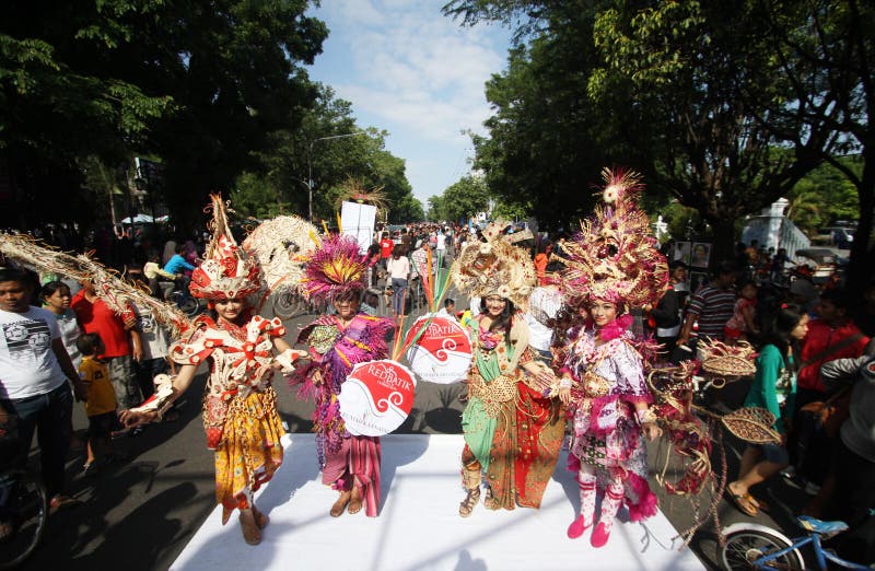 Solo batik carnival editorial stock photo. Image of culture - 36290453